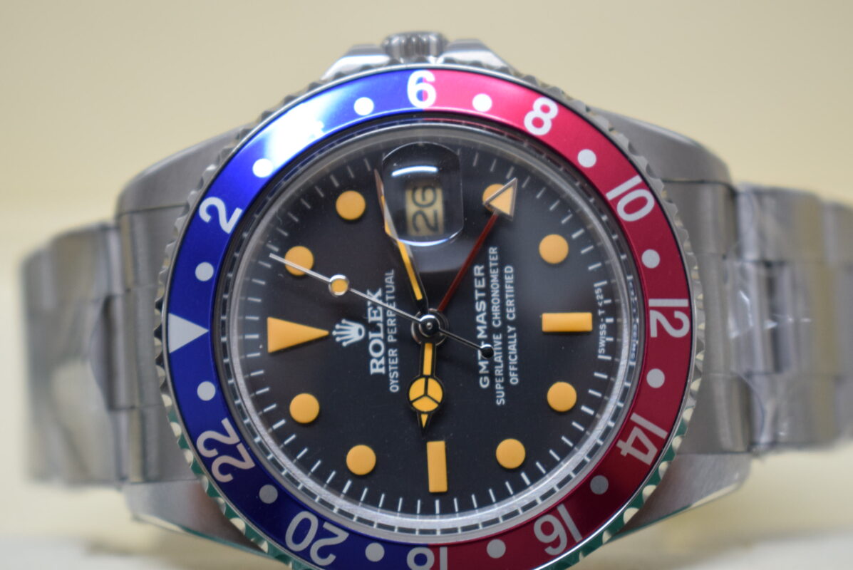Rolex vintage assemblato GMT master II pepsi 1675 oyster - Rolex ...